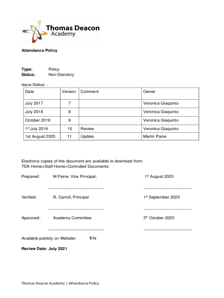 Fillable Online Thomas Deacon Academy - TDA Home Fax Email Print - pdfFiller
