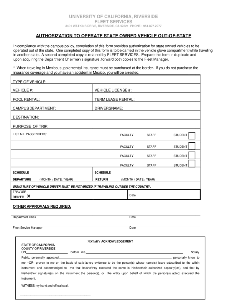 Fillable Online In compliance with the campus policy, completion of ...