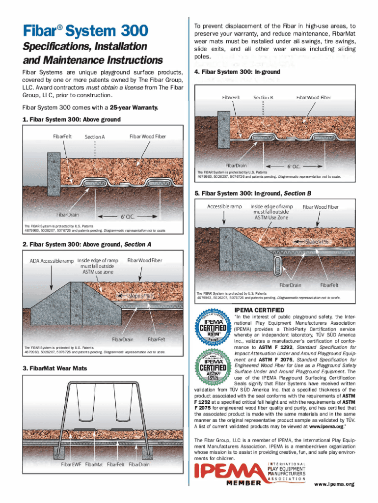 Fillable Online Fibar: Playground Safety Surfacing Fax Email Print ...