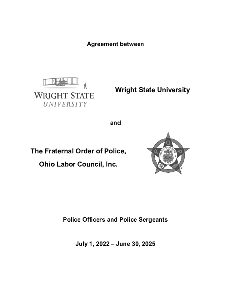 Fillable Online policy wright The Fraternal Order of Police, Ohio Labor ...