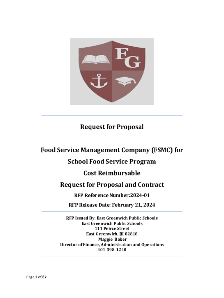Fillable Online Food Service Management Company (FSMC) COST ... - NJ ...