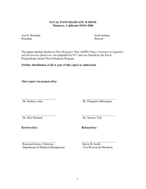 Fillable Online Optimized Fleet Response Plan (OFRP) Phase Variation in ...