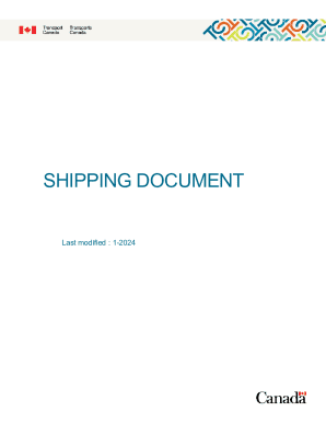 Fillable Online REQUIRED INFORMATION ON A SHIPPING DOCUMENT Fax Email ...