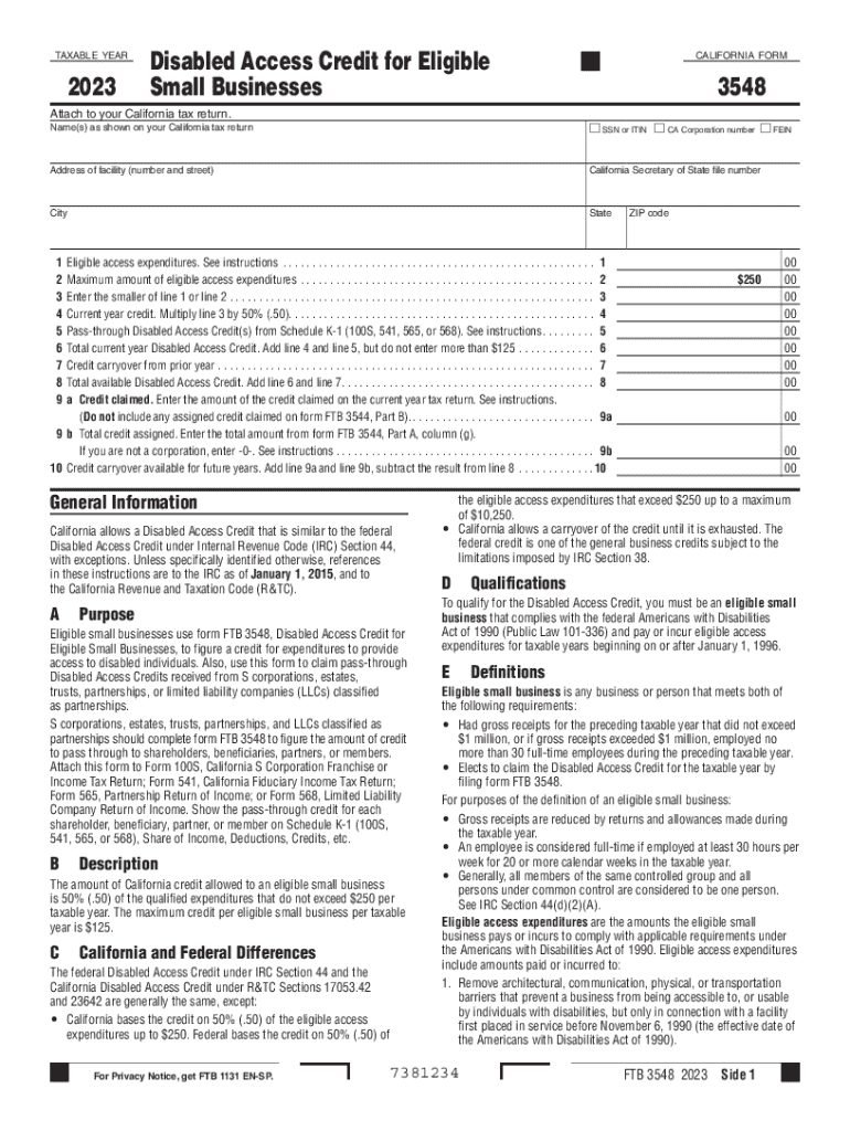 California Goldmine: A Complete List Of Tax Credits For CA: Fill out & sign online | DocHub