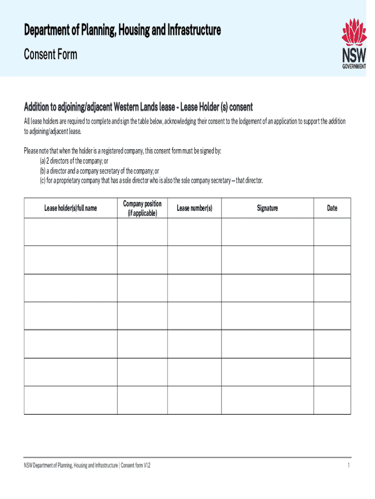 Fillable Online addition-to-adjoining-lease-consent-form.pdf Fax Email ...