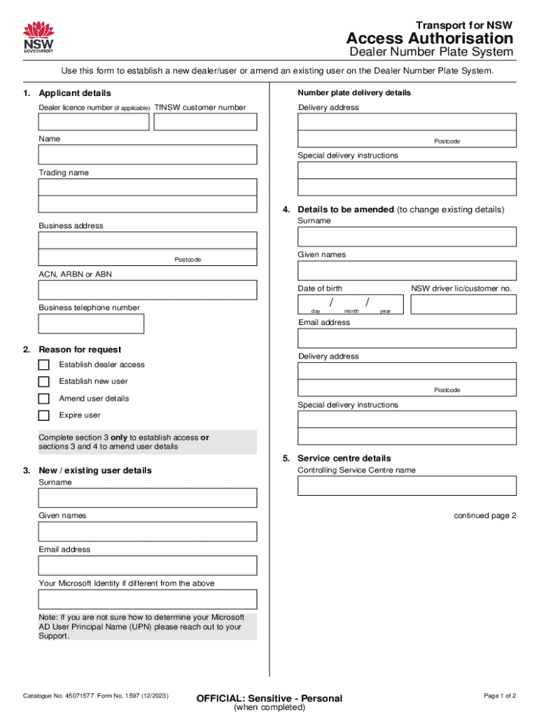 Fillable Online Motor Dealers Guide to Vehicle Registration - RTA - NSW ...