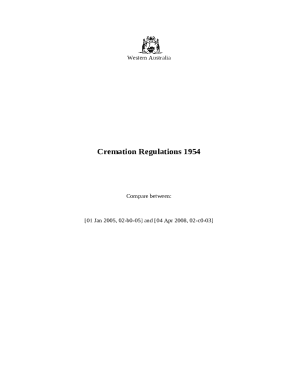 SINGLE FUNERAL PERMIT INATION CREMATION ... Doc Template | pdfFiller