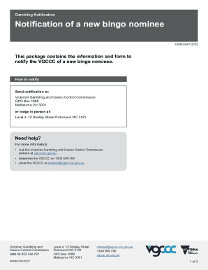 Fillable Online Bingo Forms - NYS Gaming Commission - New York State ...