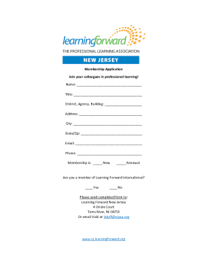 Fillable Online Membership Enrollment Form ESP Fax Email Print - pdfFiller