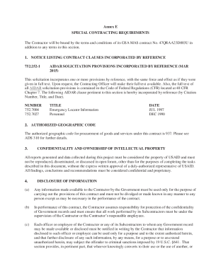 Fillable Online Requirements after getting a MAS contract Fax Email ...