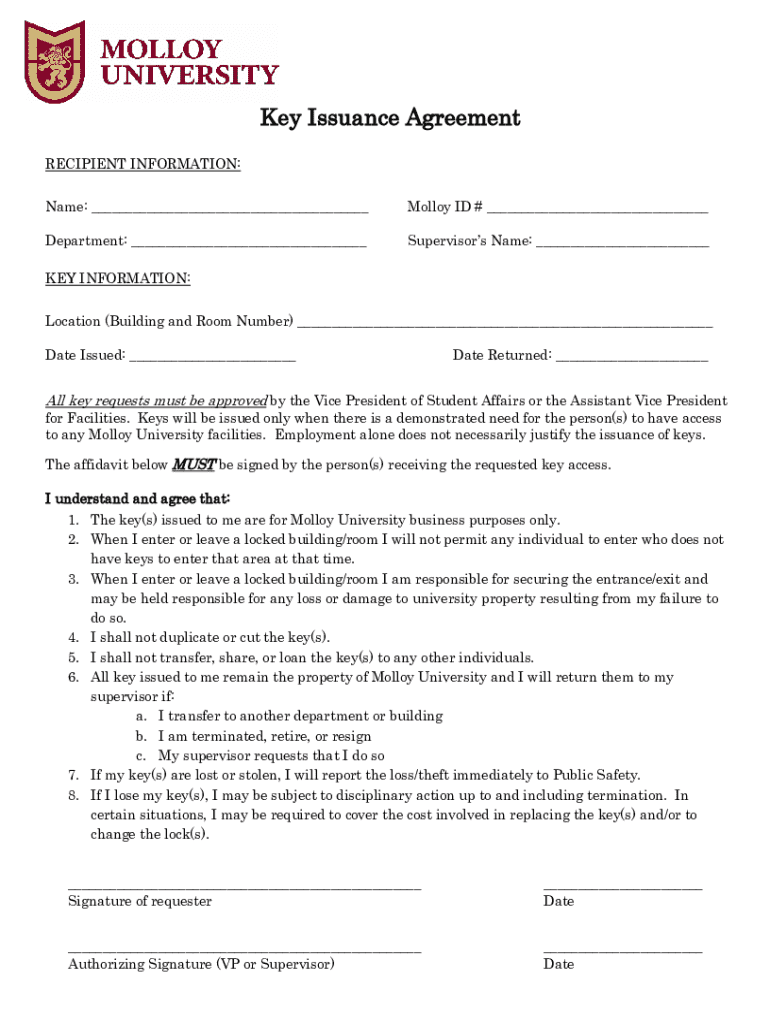 Fillable Online Key Privileges Request Form Fax Email Print - pdfFiller