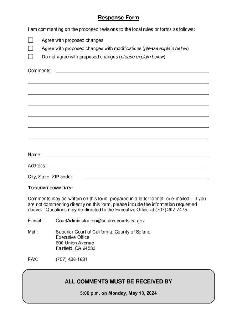 Fillable Online solano courts ca Proposed Consequential Amendments: NI - 44-101 - Short Form ...