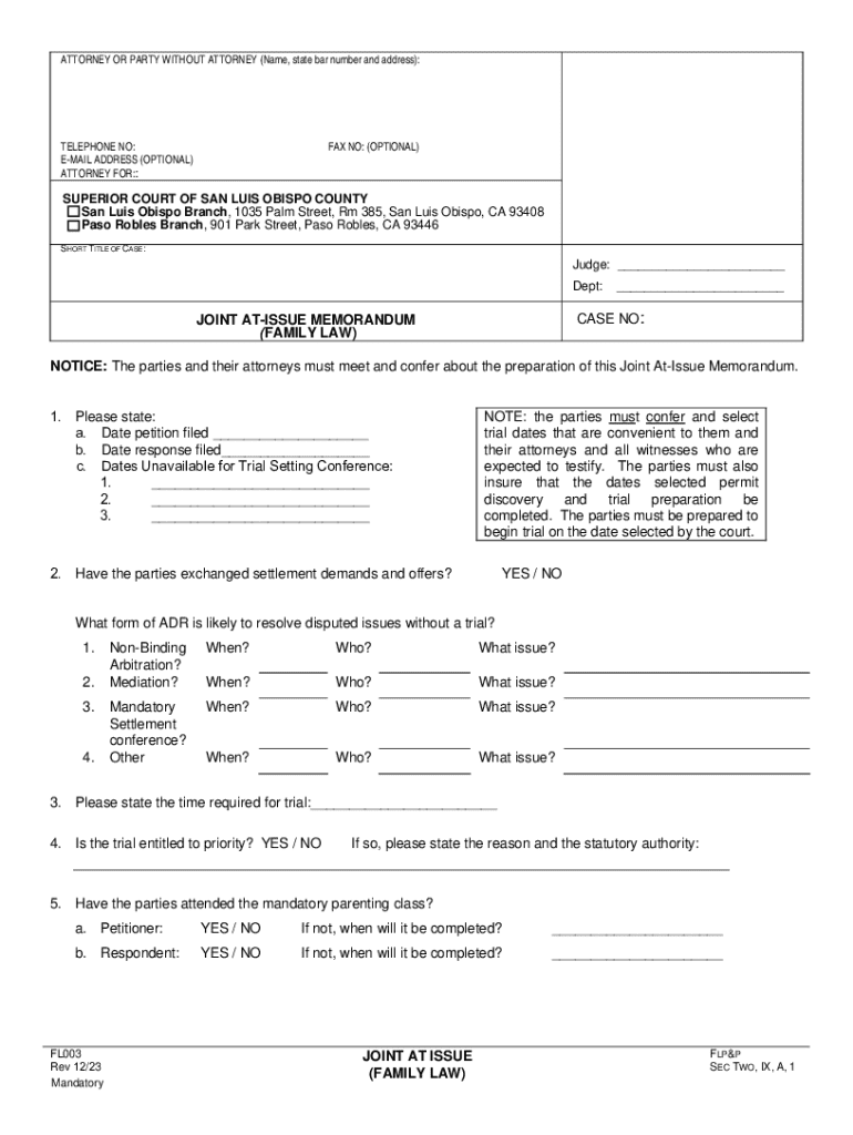 Fillable Online NOTICE: The parties and their attorneys must meet an Fax Email Print - pdfFiller