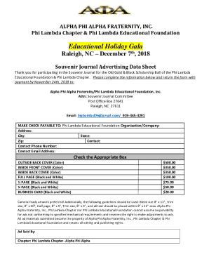 Fillable Online Phi Lambda Chapter, Alpha Phi Alpha Fraternity, Inc. 95th ... Fax Email Print ...