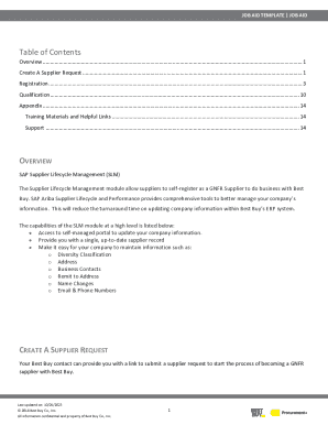 Fillable Online How to Create Job Aids 20+ Customizable Templates Fax ...
