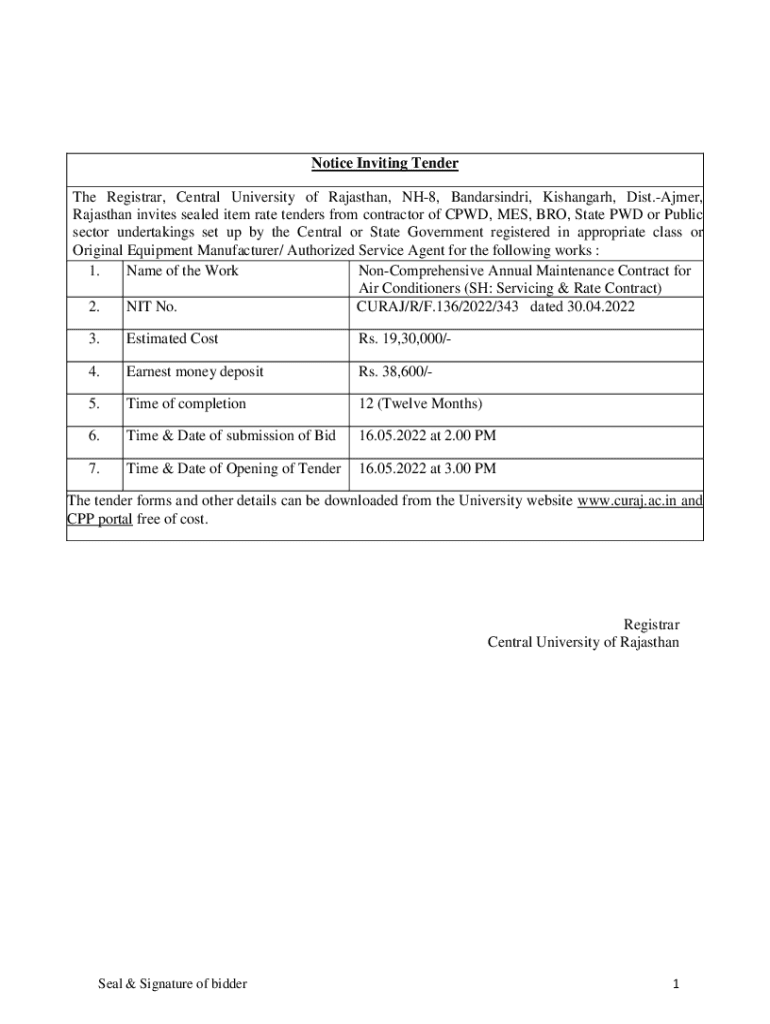 Fillable Online NIT DG Set 2912.pdf Fax Email Print - pdfFiller