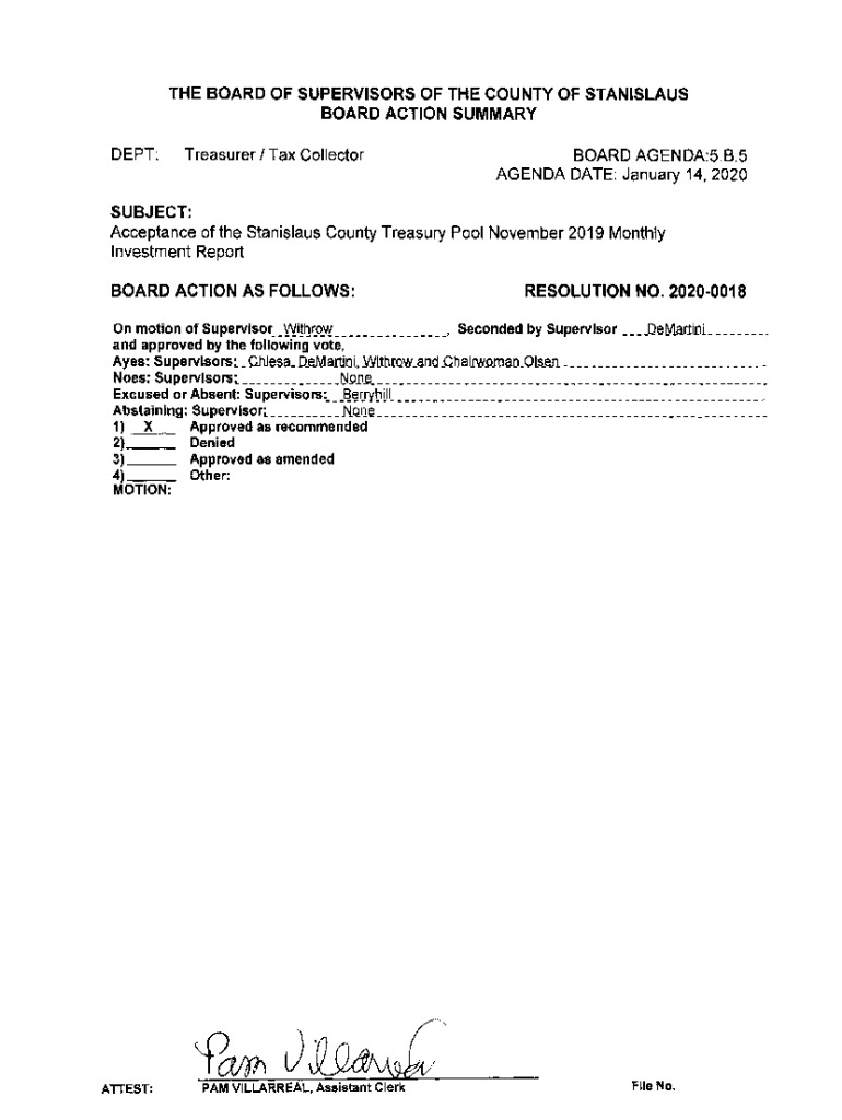 Fillable Online treasurer-tax collector chief deputy ... Fax Email ...