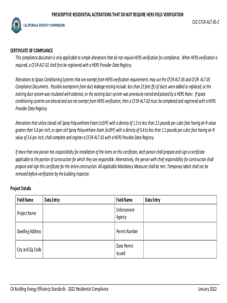 Fillable Online 2022-CF1R ALT-05-E Prescriptive Alterations - Simple ...