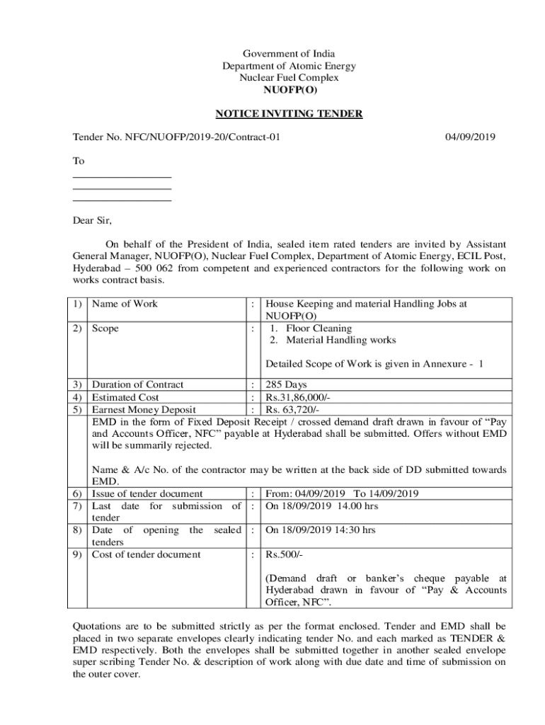 Fillable Online Civil modification and Repair works in ED&A Building at ...