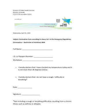 Fillable Online Declaration Form according to clause 3a-1 in the ...