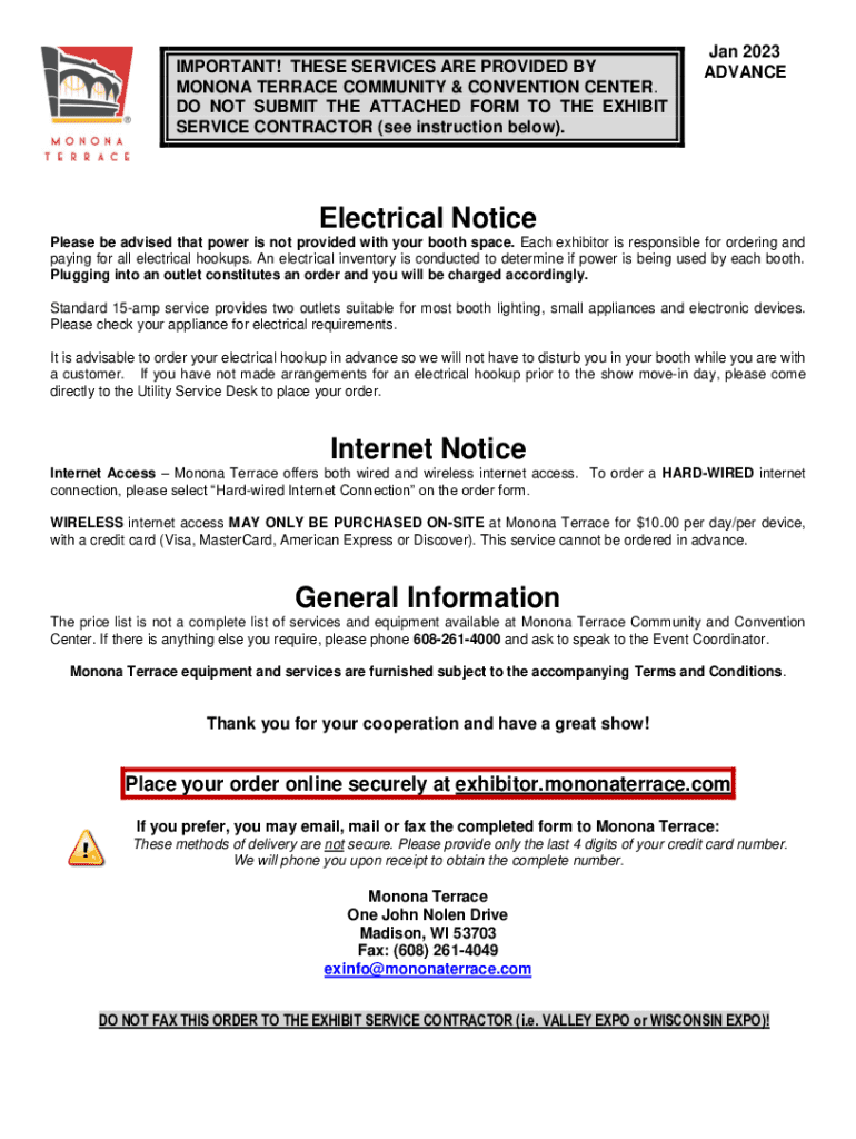 Fillable Online Electrical Notice Electrical Notice Internet Notice ...