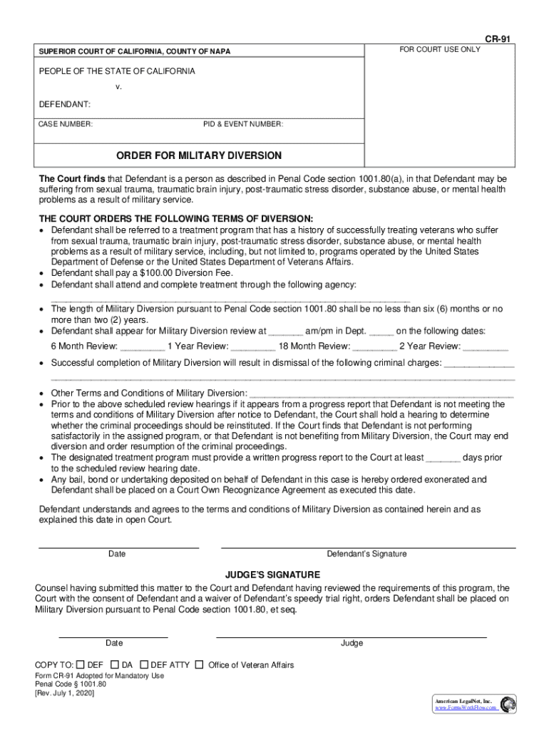 Fillable Online REQUEST FOR MILITARY DIVERSION; ADVISAL AND ... Fax ...