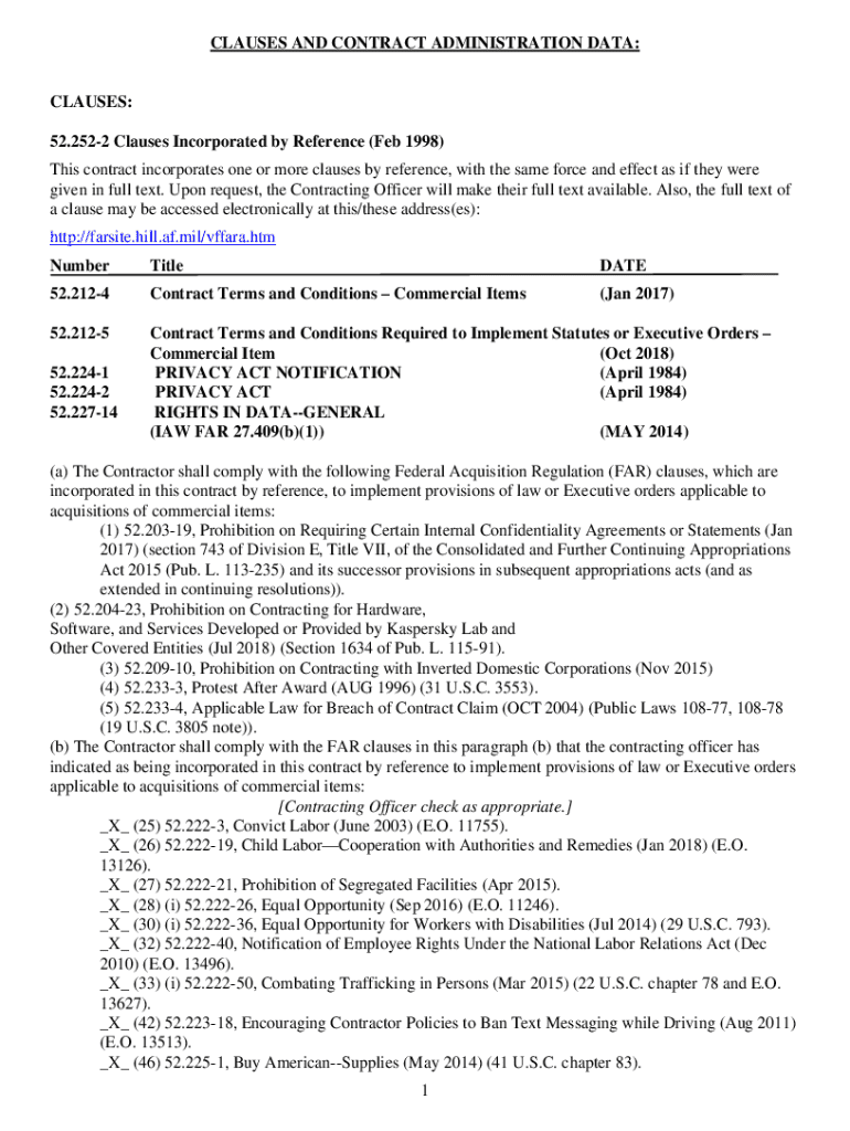 Fillable Online 3.-Purchase-Order-Contract-Clauses-for-Commercial-Items.docx Fax Email Print ...
