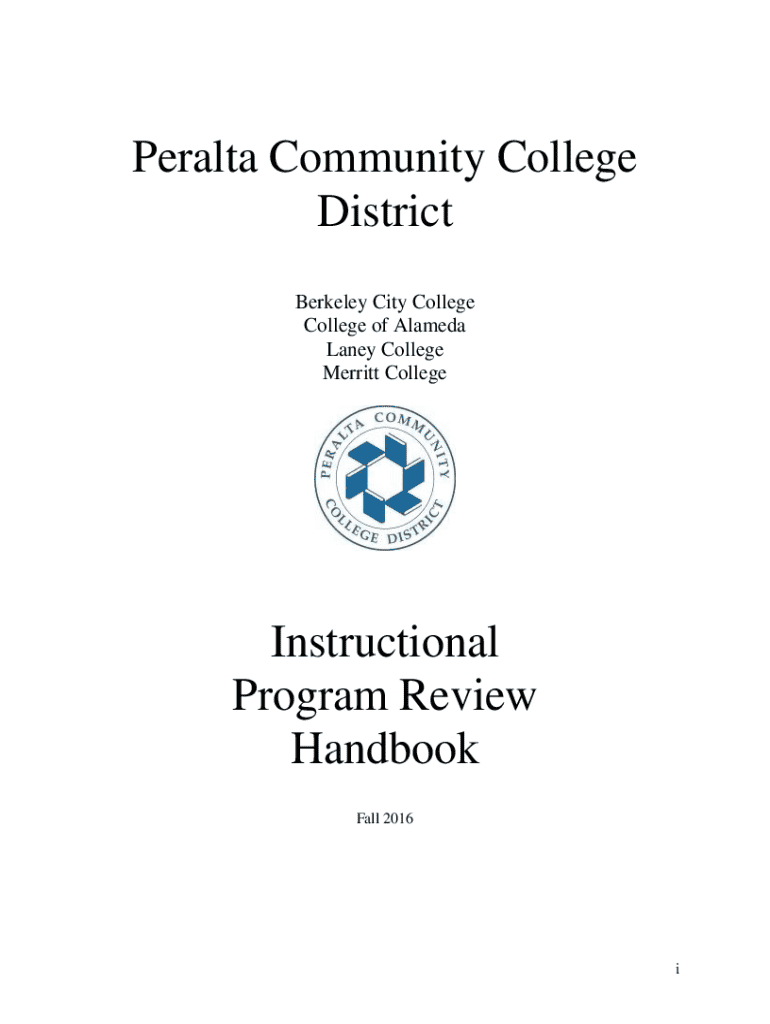 Fillable Online Library Services Program Review Handbook Fax Email ...