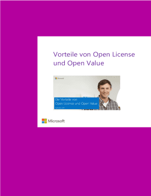 Ausfüllbar Online What is Microsoft Open License vs Open Value vs Cloud ...