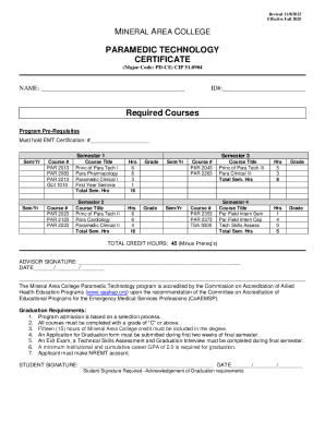 Fillable Online (Major Code: PD-CE) CIP 51 Fax Email Print - pdfFiller