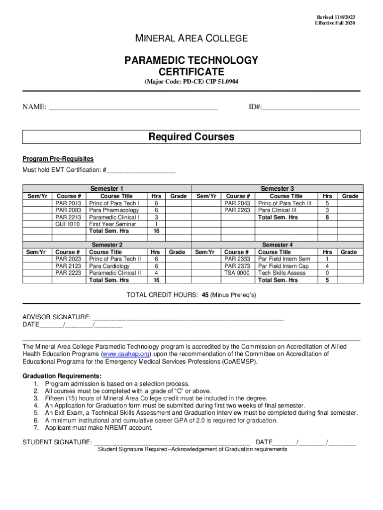 Fillable Online (Major Code: PD-CE) CIP 51 Fax Email Print - pdfFiller