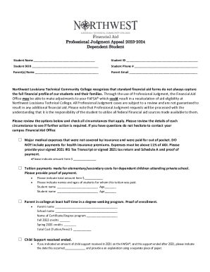 Fillable Online REQUEST FOR PROFESSIONAL JUDGMENT ... Fax Email Print ...