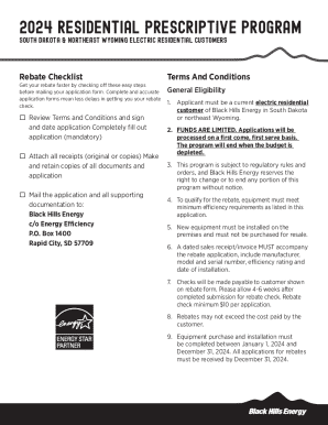 Fillable Online Residential Rebate Application Form Fax Email Print ...