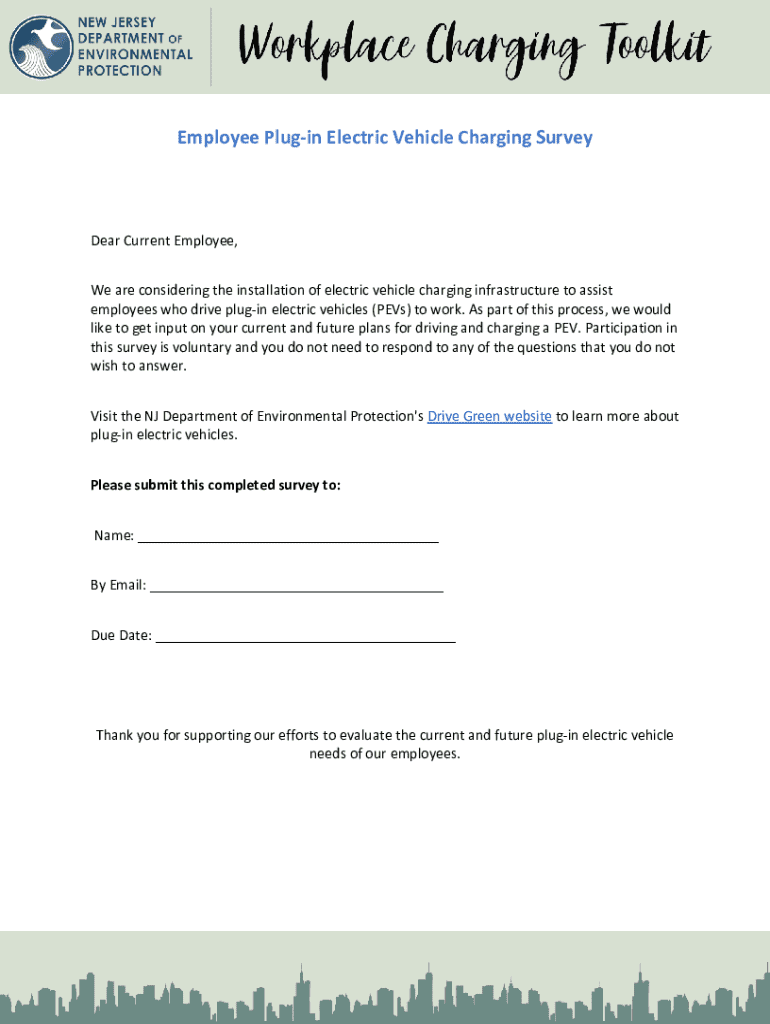 Fillable Online Plug In Electric Vehicle Handbook For Workplace