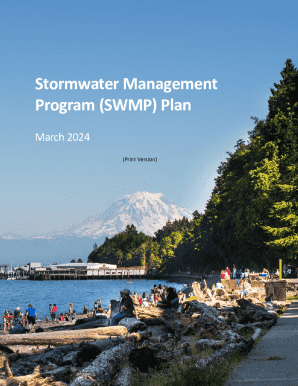 Fillable Online Management PRogram Work (SWMP) Plan Fax Email Print ...