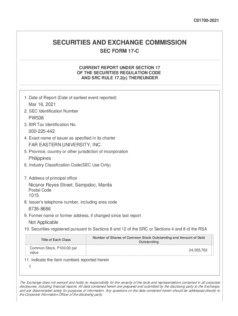 Fillable Online investors feu edu Common Stock, P100 Fax Email Print ...