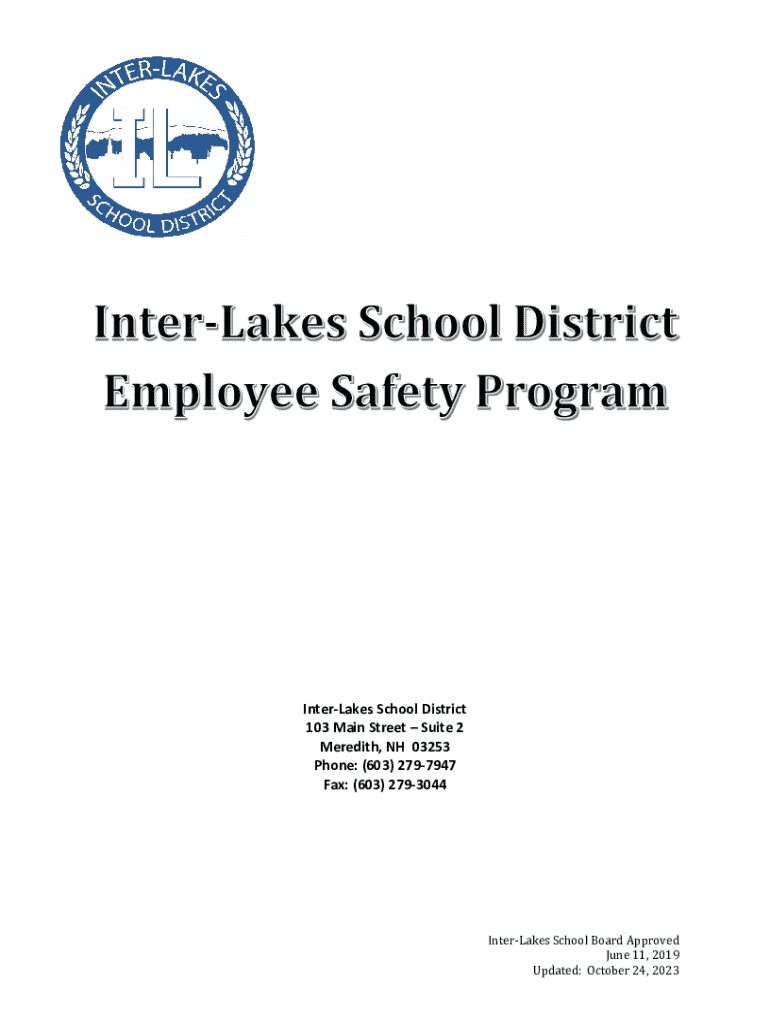 Fillable Online Employee Safety Program. Employee Safety Program Fax ...