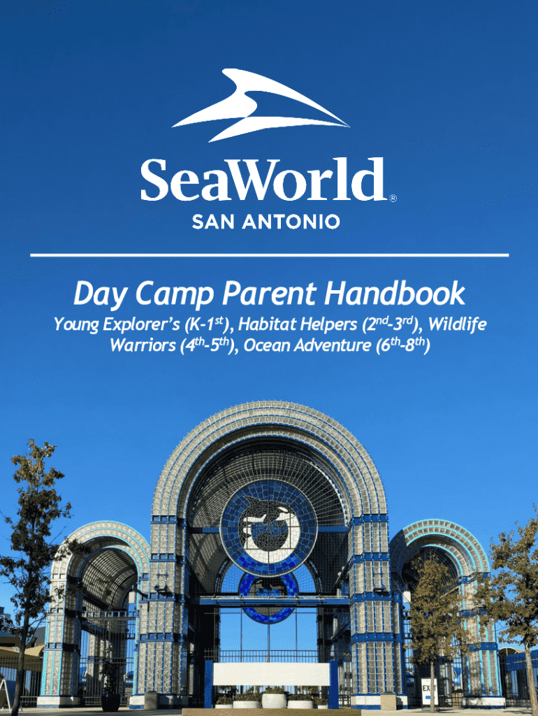 Fillable Online SeaWorld Camp in San Antonio: All You Need to Know Fax ...