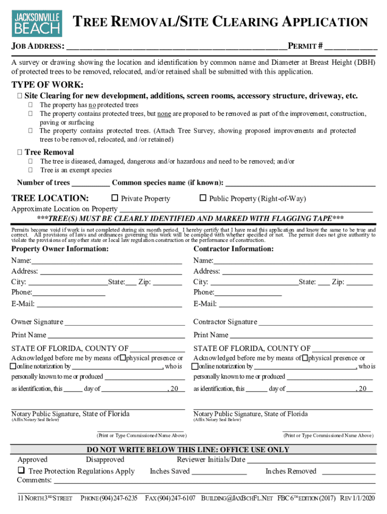 Fillable Online Form CenterTree Removal Application Fax Email Print ...