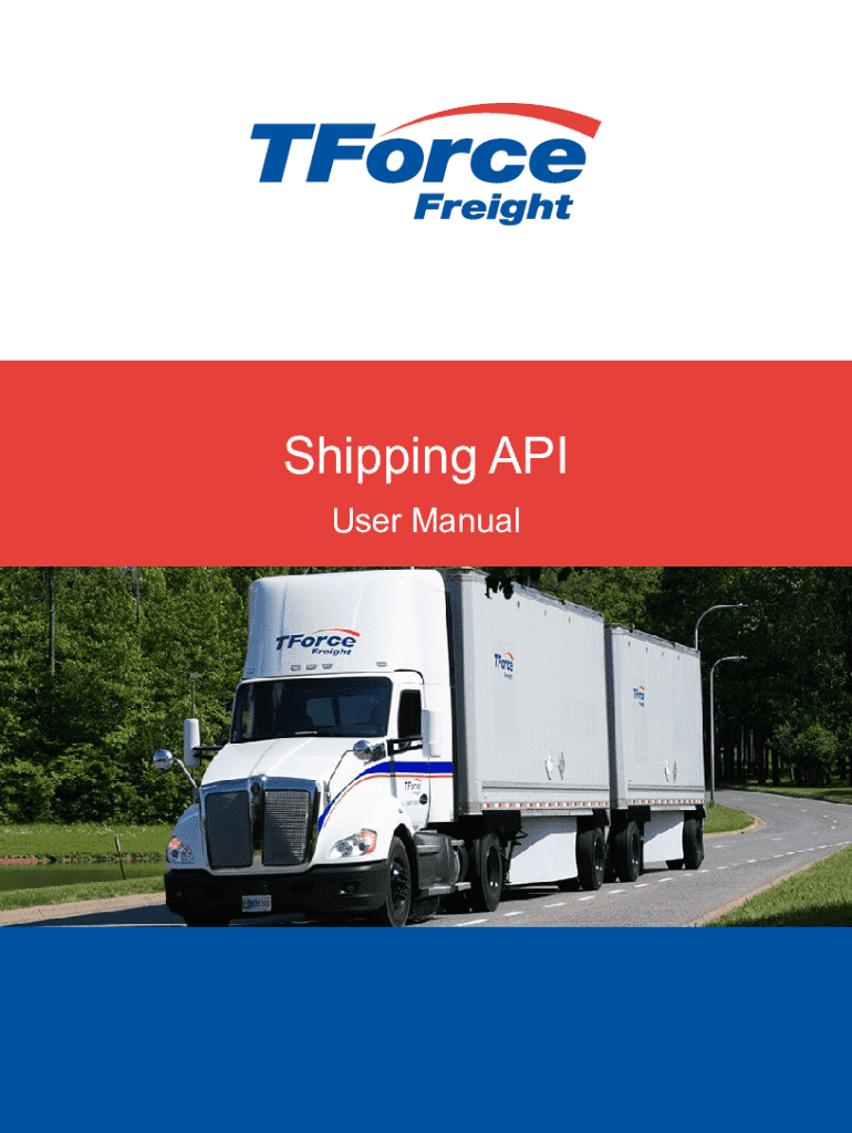 Fillable Online Shipping API Fax Email Print - pdfFiller