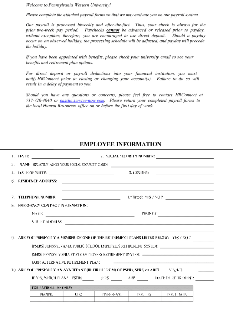 Fillable Online Fillable Online Single Payroll - UW-Shared Services ... Fax Email Print - pdfFiller