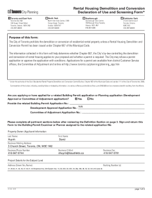 Fillable Online Rental Housing Demolition and Conversion Application ...