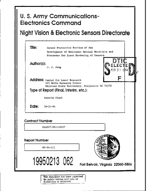 Fillable Online The United States ArmyU.S. Army TMDE ActivityDivisions ...