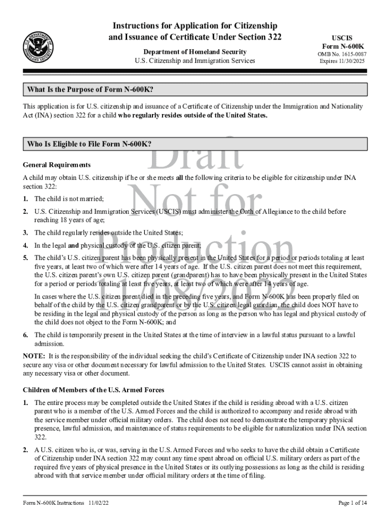 Fillable Online Act (INA) section 322 for a child who regularly resides ...