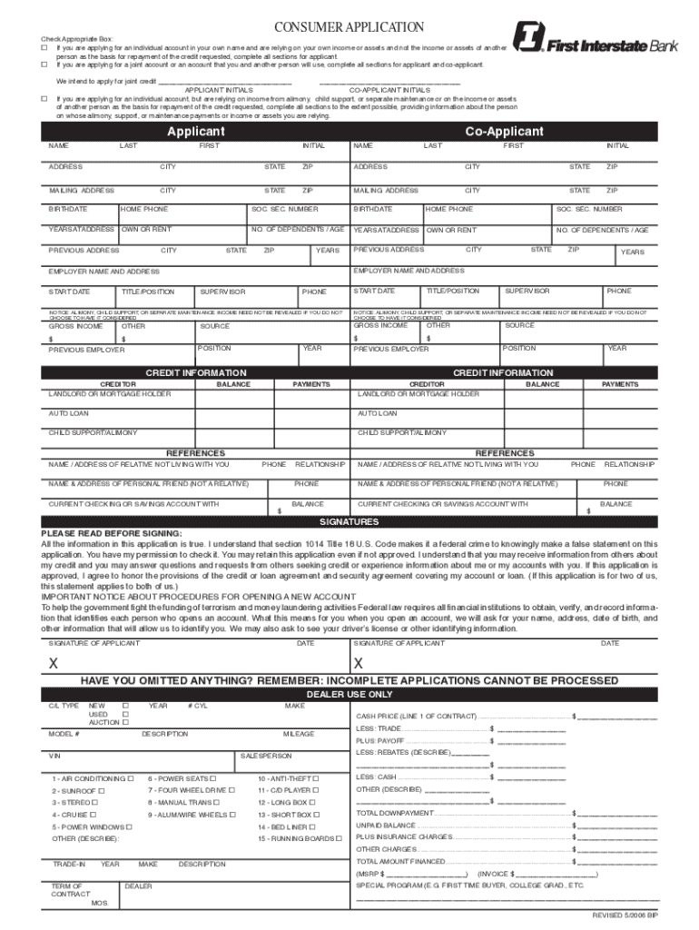 Fillable Online Personal Loan ApplicationFill Out Printable PDF Forms ...
