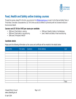 CDC Request a food export certificate 2023.24 Doc Template | pdfFiller