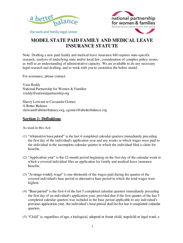 Fillable Online Explainer: Paid Leave Benefits and Funding in the United ... Fax Email Print ...