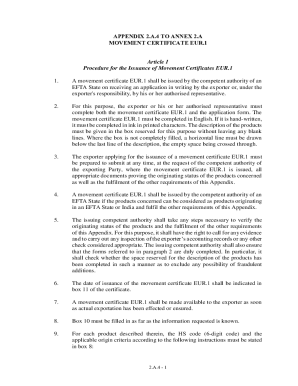 Fillable Online 2.A.4 to RoO Annex - Movement Certificate EUR.1 ...