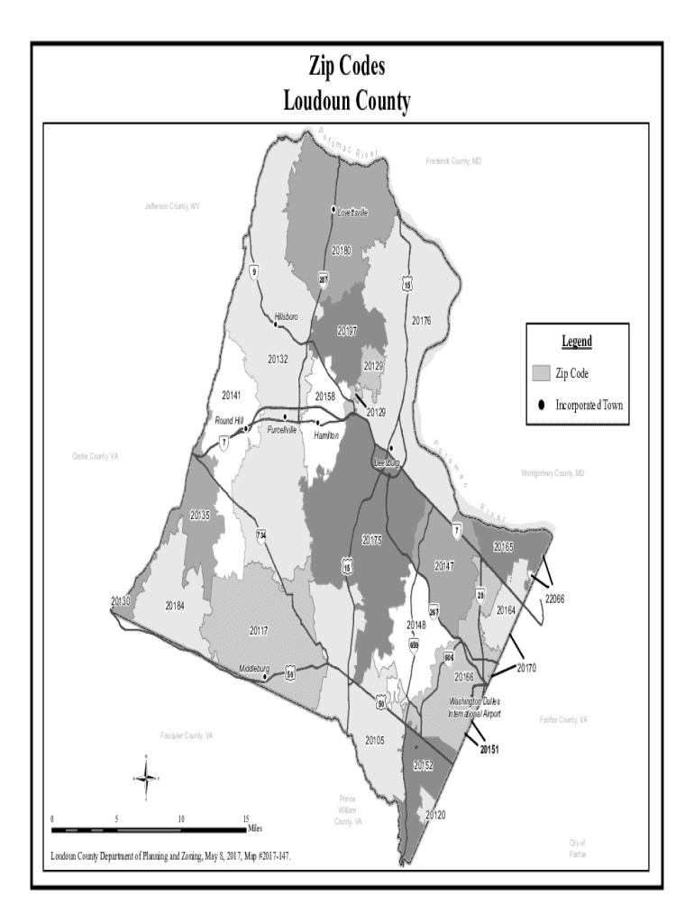Fillable Online List of ZIP Codes in Loudoun County VA Fax Email Print - pdfFiller