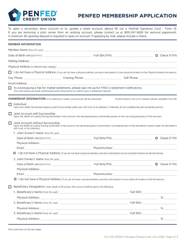 Fillable Online Fillable Online Membership Application Signature Card Fax Email Print - pdfFiller